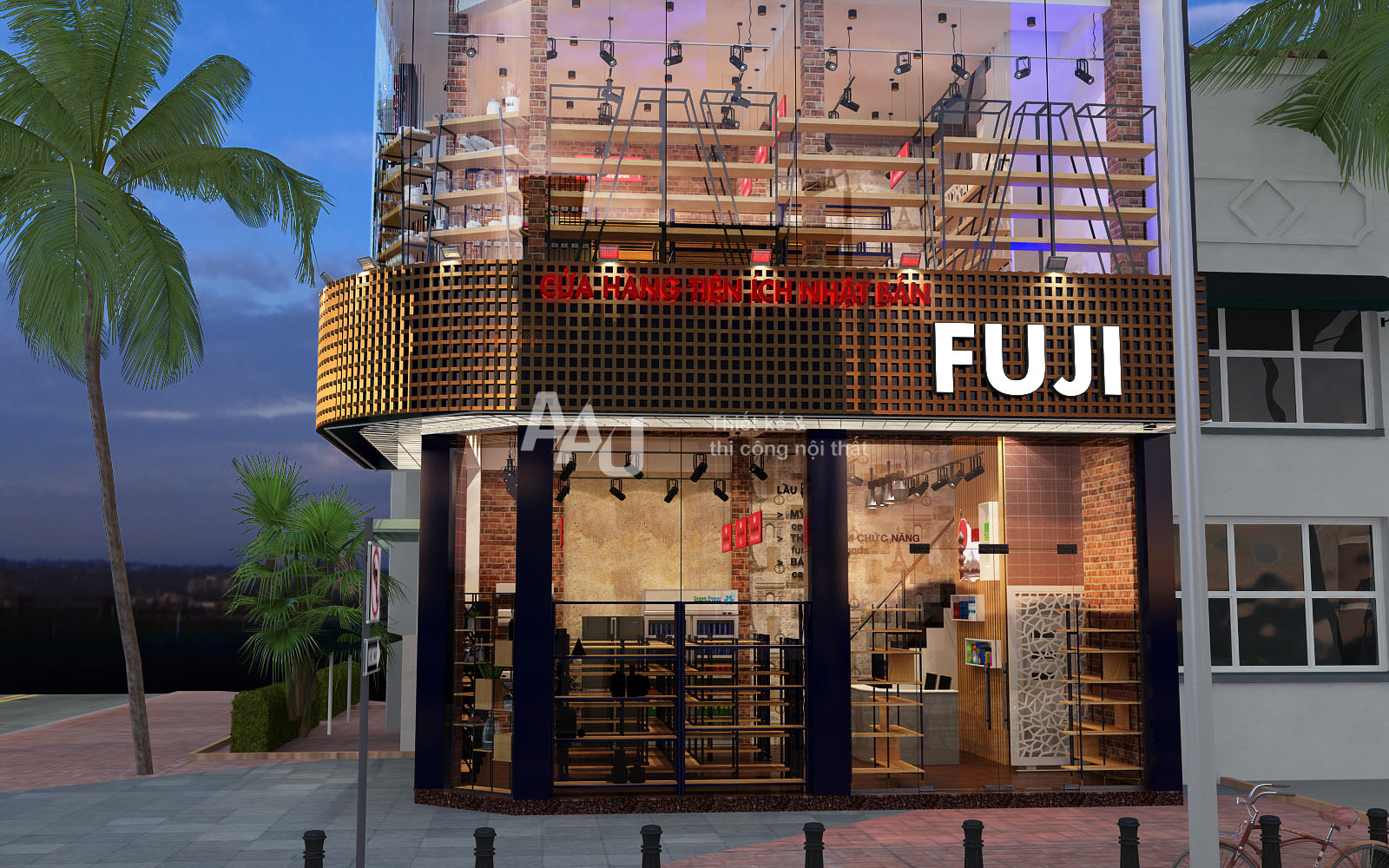 Thiết Kế Siêu Thị Fuji Grocery Store - Thiết Kế Nội Thất AAU